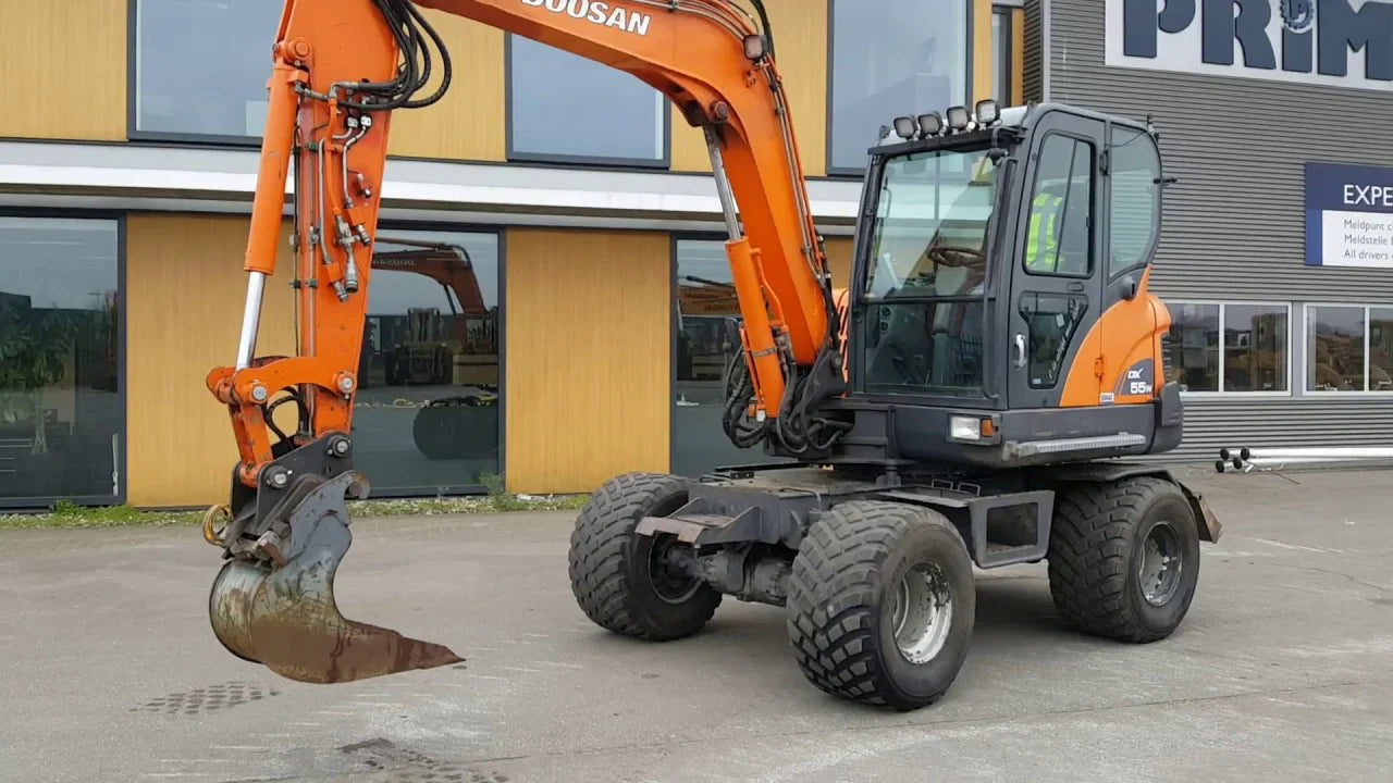 Doosan DX55W Wheel Excavator Electrical Schematic Diagram Manual ...